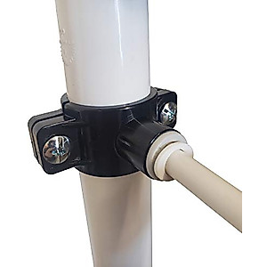 Metpure Water Drain Saddle Valve 3/8" for Under-Sink Reverse Osmosis System