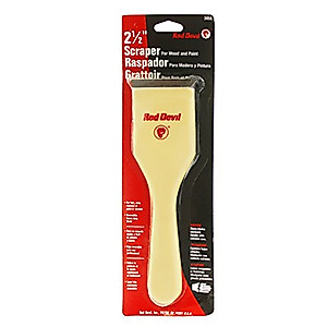 Red Devil 3050 Double Edge Paint Scraper, 2.5", Cranberry