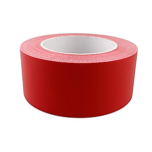 Zellykool Multi-Purpose Duct Tape 2 Inch x 33 Yards, Heavy Duty, Waterproof, Great for Repairs, Packaging, Arts Crafts and DIY Projects (Red)