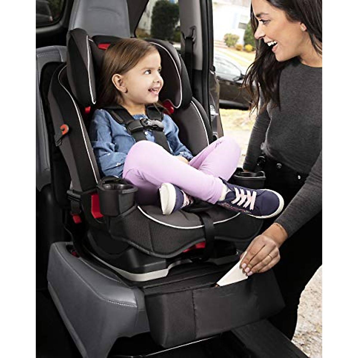 Skip Hop Clean Sweep Car Seat Protector, Style Driven, Black