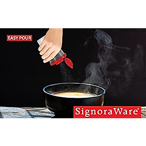 Salt and Pepper Shakers Moisture Proof Set of 2 Large Salt Shaker to go Camping Picnic Outdoors Kitchen Lunch Boxes Travel Spice Set Clear with Red Covers Lids Plastic Airtight Spice Jar Dispenser