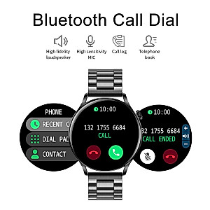 Smart Watches for Men Women Bluetooth Call Dial Waterproof Smartwatch Sports Fitness Watch Calories Steps Counter Mileage for Android iOS