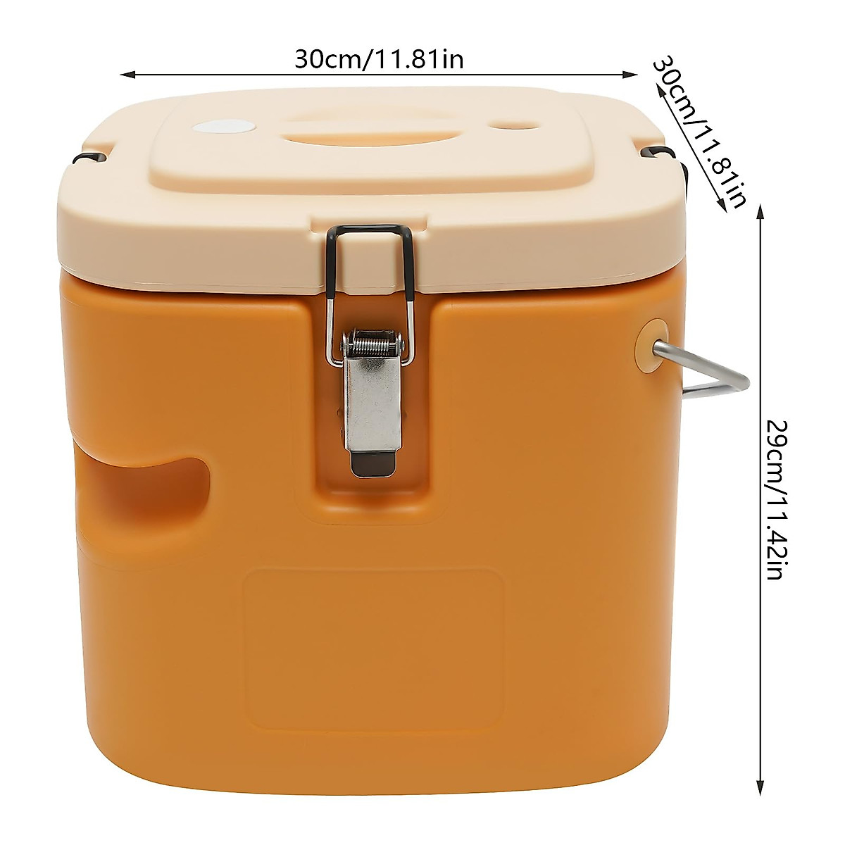 Insulated Soup Carrier, 2.5 Gal Insulated Soup Containe, Commercial Food Warmer, Insulated Soup Container, Insulated Soup Carrier Coolers for Parties