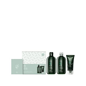 Tea Tree Paul Mitchell Special Holiday Gift Set, Shampoo, Conditioner + Hair Gel, For All Hair Types