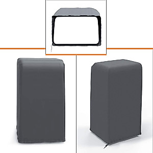 Luxiv Portable Air Conditioner Cover, Gray Portable AC Unit Cover 15 x 18 x 30" Anti-Dust Portable Air Conditioner Storage Bags Protection Cover for Mobile AC (gray)