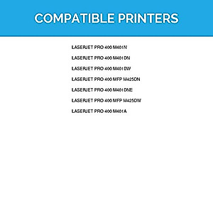 LD Products Compatible Toner Cartridge Replacements for HP 80A CF280A (Black, 2-Pack) for use in HP Laserjet Pro 400 M401a 400 M401dn, 400 M401dne, 400 M401dw, 400 M401n, 400 M425dn, 400 MFP M425dw