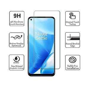Oneplus Nord N200 5G Screen Protectors (3 Pack),Douglass 9H Tempered Glass Film Anti-Scratch Anti-Fingerprint Glass Screen Protectors Zero Bubbles Ultra-clear 99.99%, Transparent