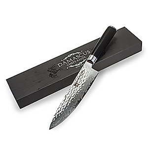 Professional Handmade 8" Damascus Chefs Knife, 67-layer Damascus Chef Knife with VG10 Super Steel Core