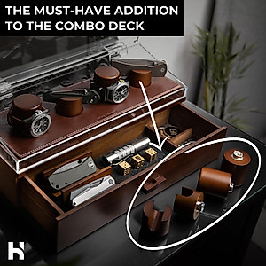 Holme & Hadfield - Combo Deck Extra Pillars - 4 Pack - Walnut (Pillars Only)