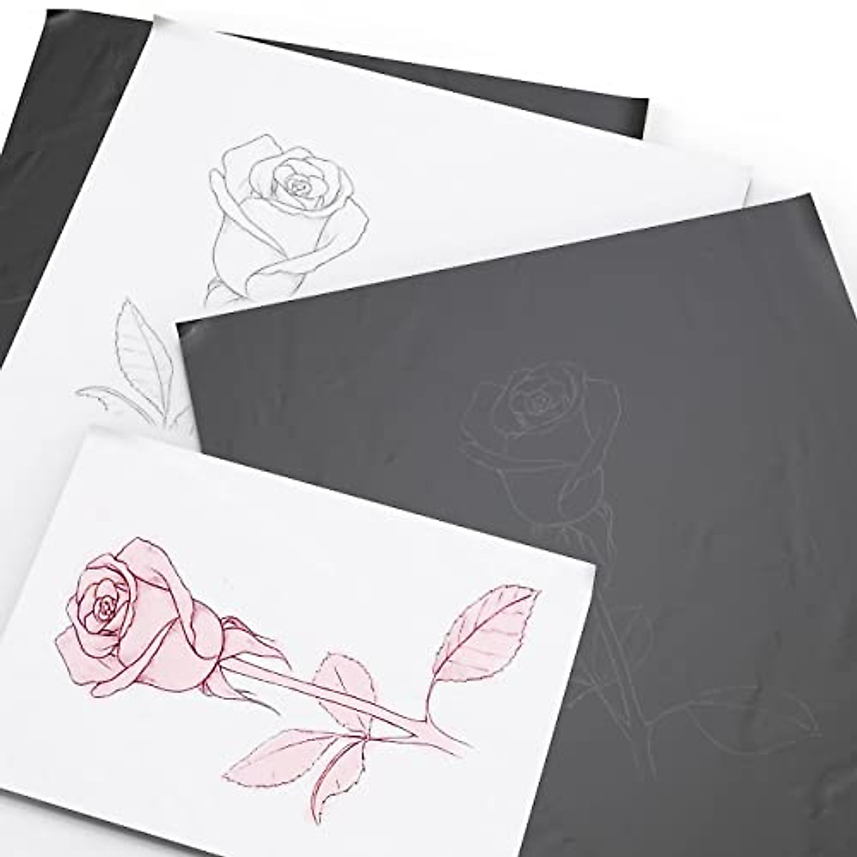 MyArtscape Graphite Transfer Paper, 18" x 24" - 10 Sheets - Black Waxed Carbon Paper - for Drawing, Tracing and Transfer - Premium Arts and Crafts Supplies