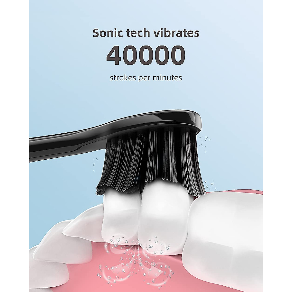 Bestday Electric Toothbrush Replacement Brush Heads X 4 Pieces, Brush Refill for bestday Electric Toothbrush only