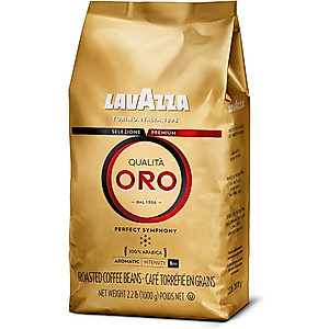 Lavazza QualitÃ Oro Whole Bean Blend, Medium Roast, 2.2 Pound (Pack of 1) ,100% Arabica, Central America & African highland origins, Fruity & Aromatic
