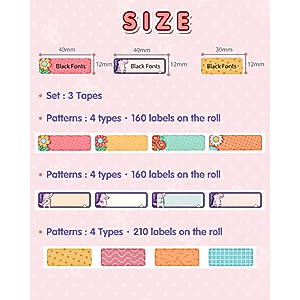 HPRT Label Maker Machine with 4 Tapes, H11 Bluetooth Cute Label Makers, Compatible with Android iOS Waterproof Multiple Templates for Home Organization Office Labeling Inkless