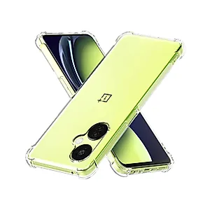 Foluu for OnePlus Nord N30 5G/OnePlus Nord CE 3 Lite 5G Case, Clear Scratch Resistant Reinforced Corners TPU Rubber Soft Skin Silicone Protective Cover for OnePlus Nord 30 5G 2023 (Crystal Clear)