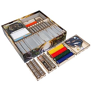 The Broken Token Board Game Organizer - Cosmic Encounter Compatible Collector's Edition Game Crate & Storage Box with Multiple Trays