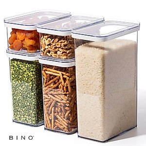 BINO | Food Storage Containers - 2.4L | THE SNAP+COLLECTION | Airtight Storage Containers with Lids | Kitchen & Pantry Organization | Kitchen Containers Airtight