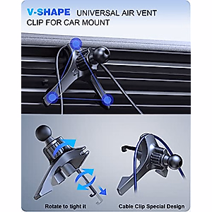 OQTIQ for MagSafe Vent Phone Mount[Round Vent Solution] Magnetic Phone Holder for All Car Benz Mini Accessories Cell Phone Holder Mount for iPhone 14 13 12 Pro Max Mini Plus MagSafe Case