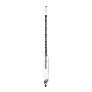 Thermco GW2511 Plain Form Salt Brine Hydrometer, Sodium Chloride, 0 to 100% Range, 1° Division