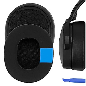Geekria Sport Cooling-Gel Replacement Ear Pads for Skullcandy Crusher Wireless, Crusher Evo, Crusher ANC, Hesh 3, Hesh Evo, Hesh ANC Headphones Ear Cushions, Headset Earpads, Ear Cups (Black)