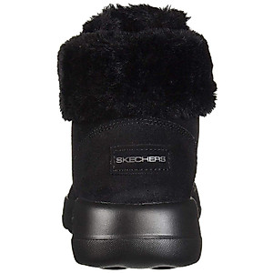 Skechers Women's On-The-go Joy-Lush Oxford Boot, Black, 10 M US