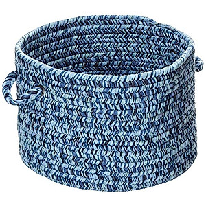 Colonial Mills CA59 18 by 18 by 12-Inch Catalina Storage Basket, Deep Sea