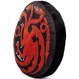 Jay Franco Game of Thrones Targaryen Shaped Decorative Pillow - Super Soft Throw Plush Pillow - Measures 14 Inches (Official Game of Thrones Product)
