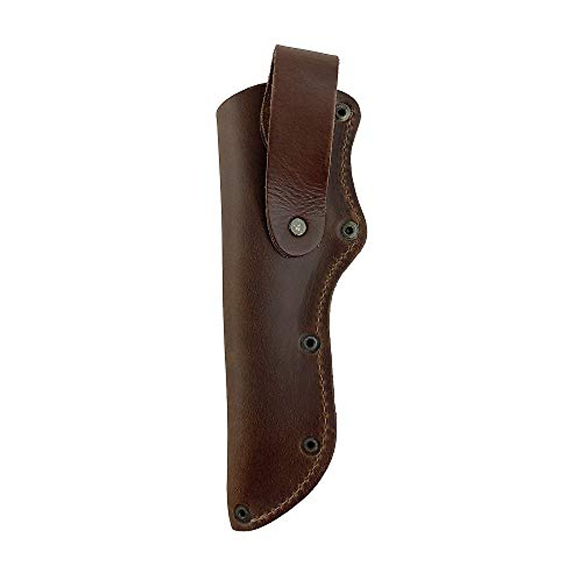 Hide & Drink, Thick Leather Mora Knife Sheath w/Belt Loop, Handmade Includes 101 Year Warranty (Bourbon Brown)