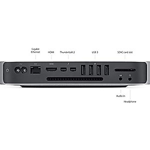 Apple Mac Mini MGEN2LL/A Late 2014 - Intel Core i5 2.6GHz, 8GB RAM, 500GB HDD - Silver (Renewed)