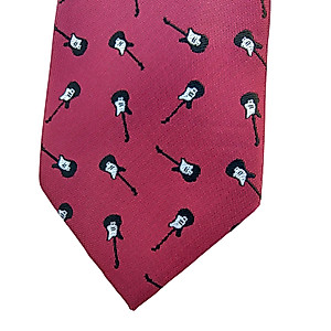 Guitar Tie - Men's Guitarist Gift - Bassist & Electric Guitar Necktie