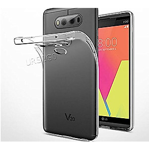 [LG V20 Case] Durable Clear Transparent Dustproof Ultra-Thin Slim Flexible TPU Full Edge Back Protective Case Cover Compatible with LG V20 US996 Cellphone
