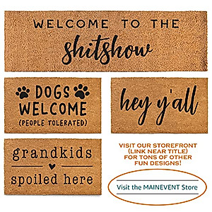 MAINEVENT Home Sweet Home Doormat 30x17 Inches, Welcome Home Mats Front Door, Home Sweet Home Door Mat with Thick Anti-Slip PVC Backing, Fall Welcome Mat Outdoor, Door Mat Outdoor Entrance