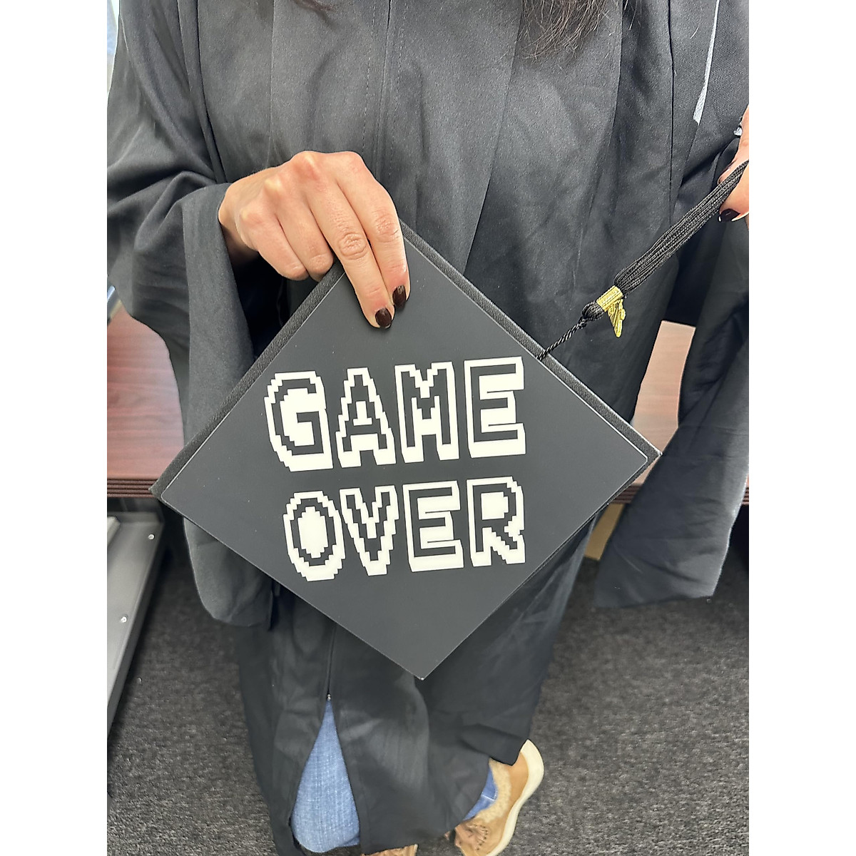 Game Over Grad Cap Topper, Grad Cap Decorations or Graduation ...