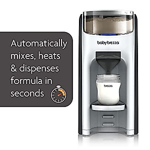 New and Improved Baby Brezza Formula Pro Advanced Formula Dispenser Machine - Automatically Mix a Warm Formula Bottle Instantly - Easily Make Bottle with Automatic Powder Blending