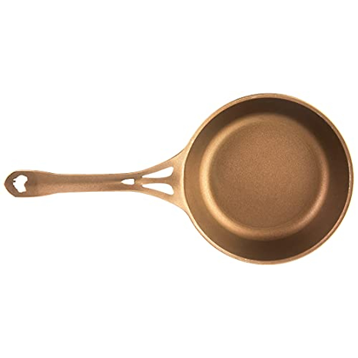AUS-ION Deep Skillet with Satin Finish 100% Made in Sydney, 3mm Australian Iron, Commercial Grade Cookware, 9-Inch, Golden
