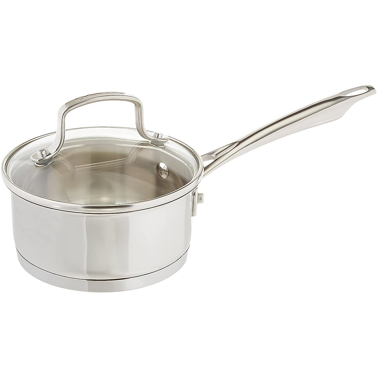 Cuisinart 8919-14 Professional Series 1-Quart Saucepan with Cover, Stainless Steel & 719-16 1.5-Quart Chef's-Classic-Stainless-Cookware-Collection, Saucepan w/Cover