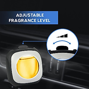 Air Jungles Hawaiian Scent Car Air Freshener Clip, 6 Car Freshener Vent Clips, 4ml Each, Long Lasting , Up to 180 Days Refresher Odor Eliminator