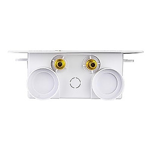 EFIELD Double Drain1/2 Inch PEX Crimp Connection x 3/4 Inch MHT Washing Machine Outlet Box, Pex Crimp Box