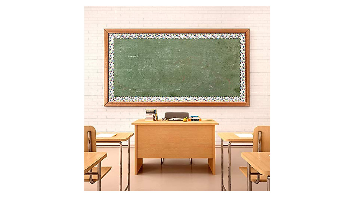 Colorful Bulletin Board Trim for Classrooms - 50 ft