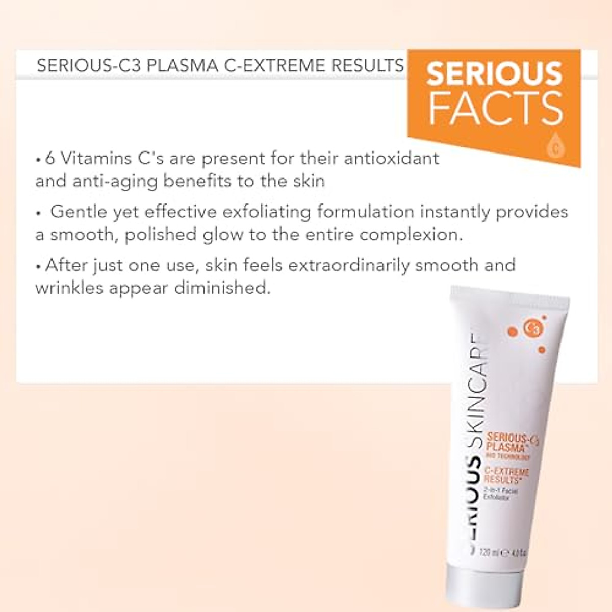 Serious Skincare C3 Plasma C-Extreme Results, 4 Ounce