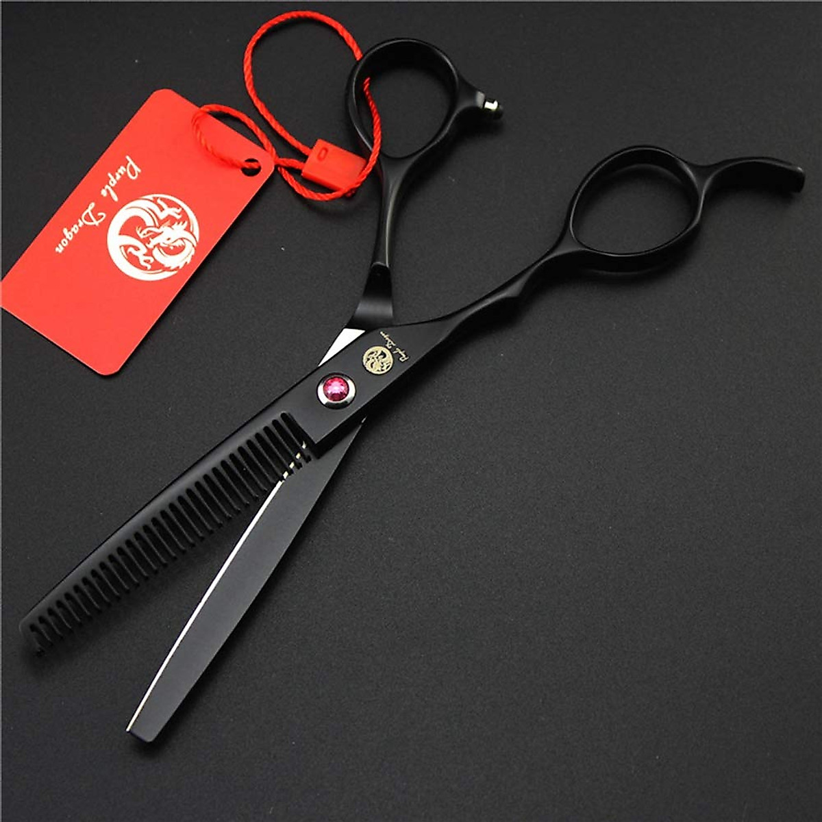 6.0 Inch Left-handed Professional Salon Hair Straight Cutting Scissor & Thinning Barber Shears,JP440C,62HRC for Hairdresser