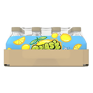 Splash Refresher, Lemon Flavor Water Beverage, 8 Fl Oz Plastic Bottles (24 Count)