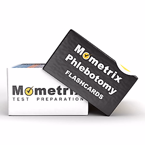 Phlebotomy Study Cards 2023-2024: Phlebotomy Exam Review and Training with Practice Test Questions [Full Color Cards]