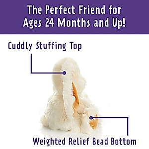 1i4 Group Warm Pals Microwavable Lavender Scented Plush Toy Weighted Stuffed Animal - Bashful Bunny Rabbit