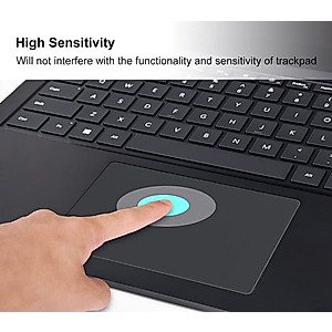 [2PCS] Trackpad Protector for Microsoft Surface Laptop 5 4 3 13.5 Inch Touch Pad Cover Anti-Scratch Anti-Water for 2019-2022 Microsoft Surface Laptop 5 4 3 13.5 Trackpad Skin Accessories, Clear
