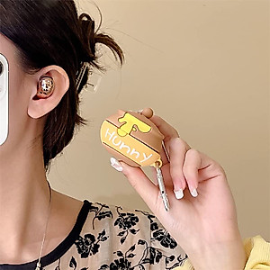 Joie & Joho Soft Silicone Cute Case with Keychain Accessories for Samsung Galaxy Buds 2 Case (2021)/ Galaxy Buds Pro Case (2021)/ Galaxy Buds Live Case (2020) Earbuds Case