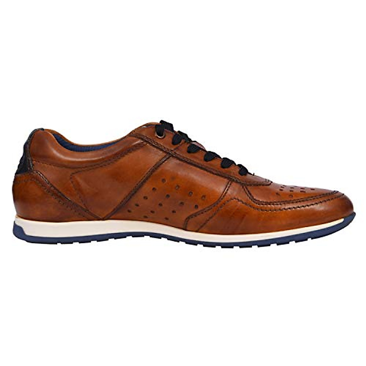 bugatti Men's Low-Top Sneakers, Brown Cognac 6300, 8.5