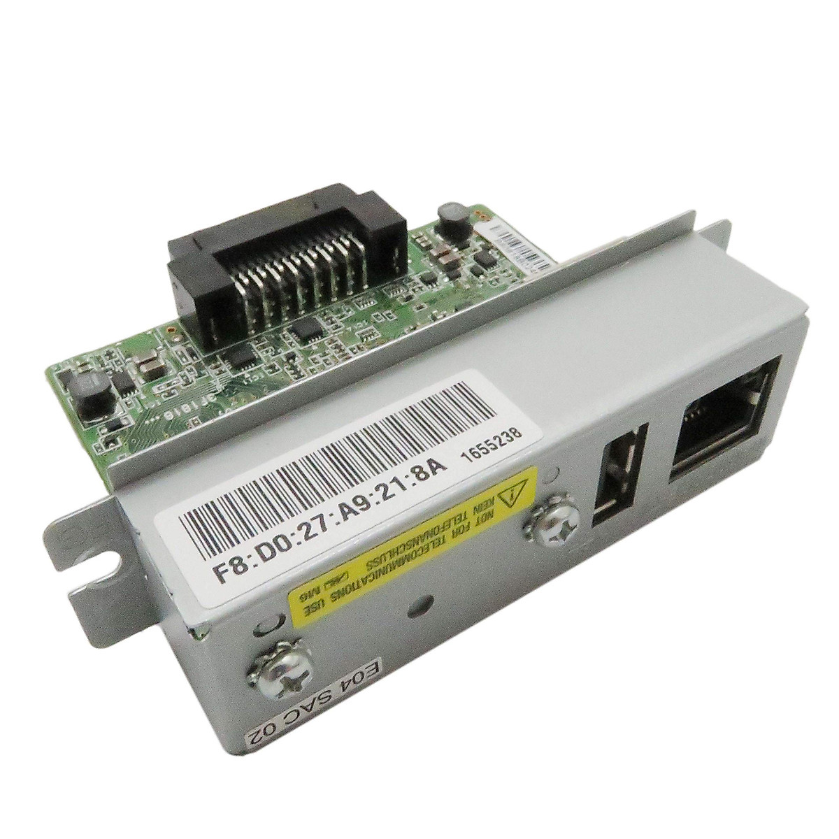 JEM&JULES UB-E04 Ethernet Interface C32C824541 with USB for Epson TM-U220PB T81 U288 T88IV
