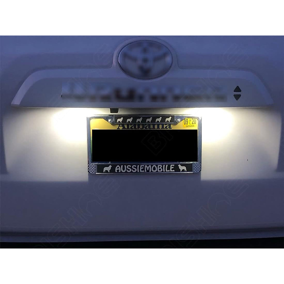 BRISHINE White LED Interior Light Kit for Toyota RAV4 2006 2007 2008 2009 2010 2011 2012 2013 2014 2015 Super Bright 6000K Interior LED Light Bulbs Package + License Plate Lights and Install Tool