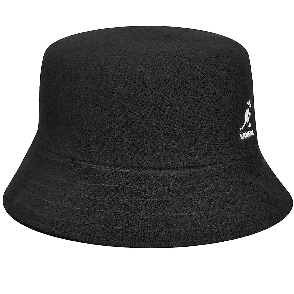 Kangol Bermuda Bucket Hat, Fashion Hats for Men and Women, Large, Black