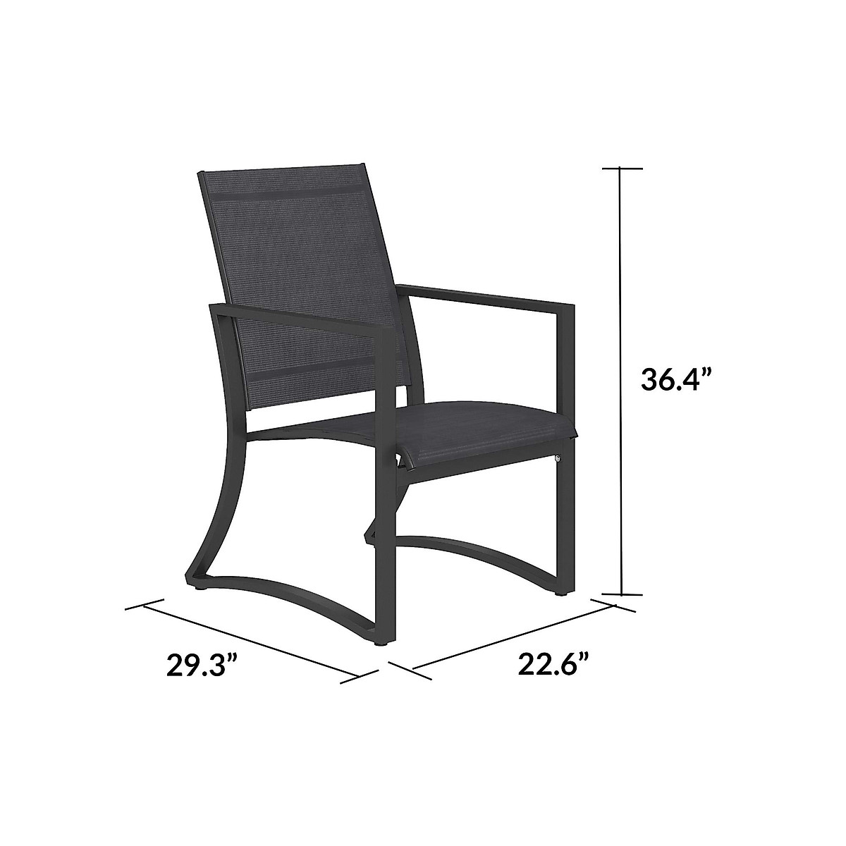 Cosco Outdoor Living 88681NBCE Cosco Outdoor Furniture Dining Chairs, Navy